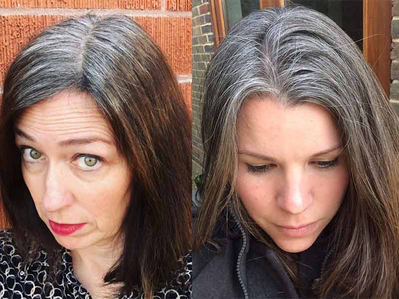 How To Go Grey From Colored Hair Follow Our Tips To Get There